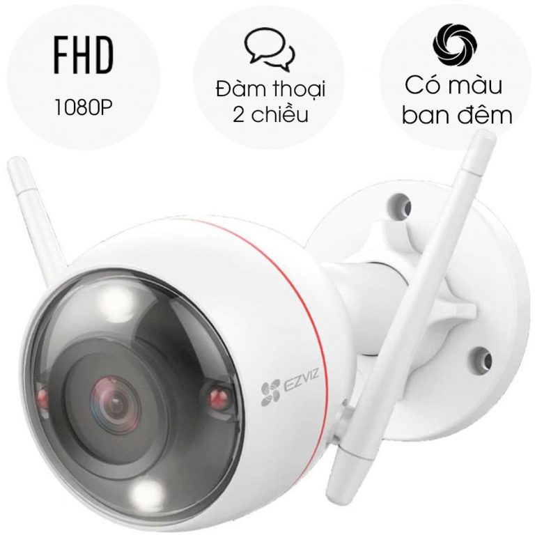Camera IP Wifi HIK EZVIZ CS-C3TN (2MP, 2.8MM) THÂN (Có màu ban đêm) - Chợ bán sĩ